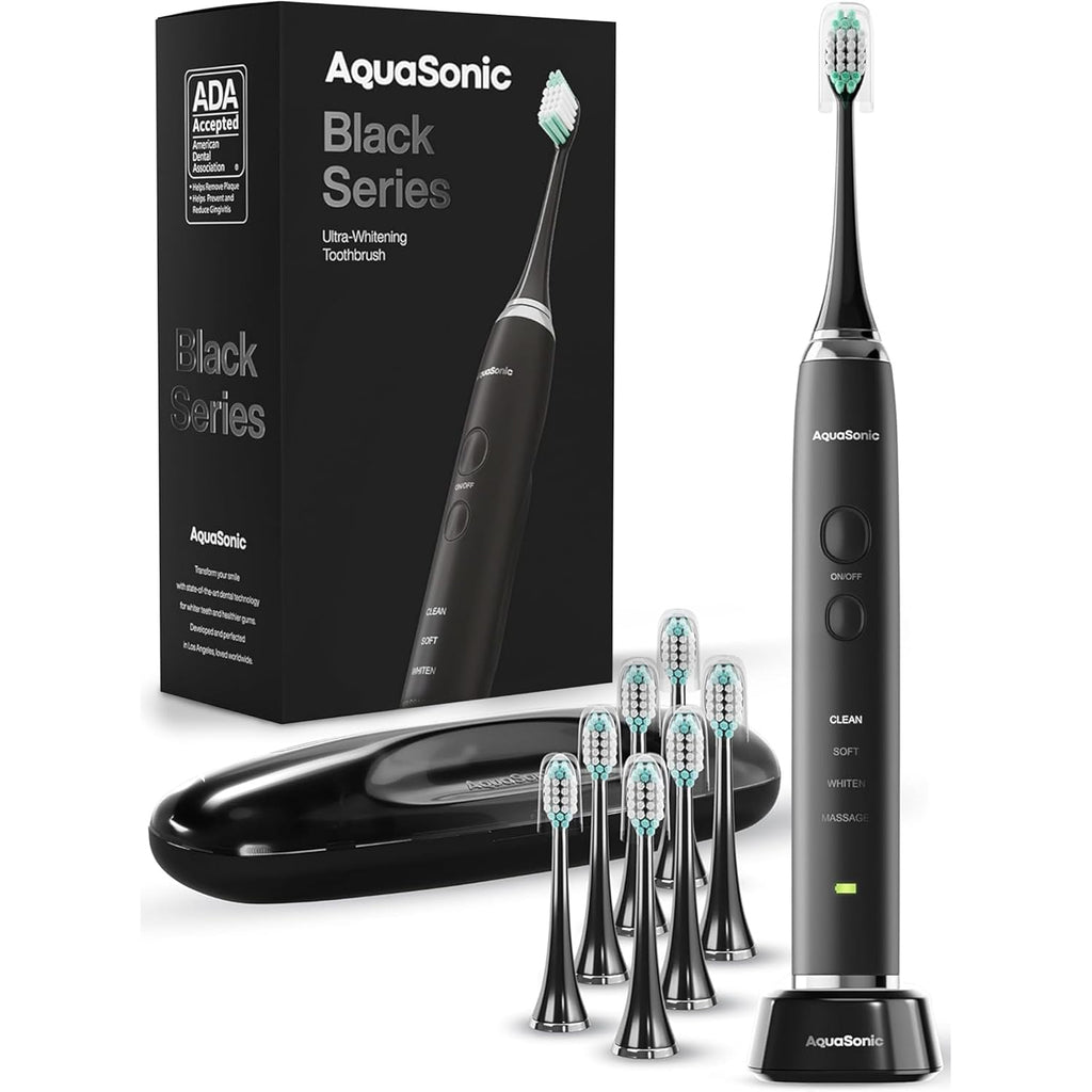 Ultra Whitening Electric Toothbrush - 40,000 VPM, 8 Heads & Case | yingboo