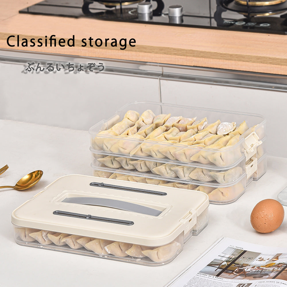 Dumpling Storage Box - Multi-Layer Freezer Organizer | yingboo